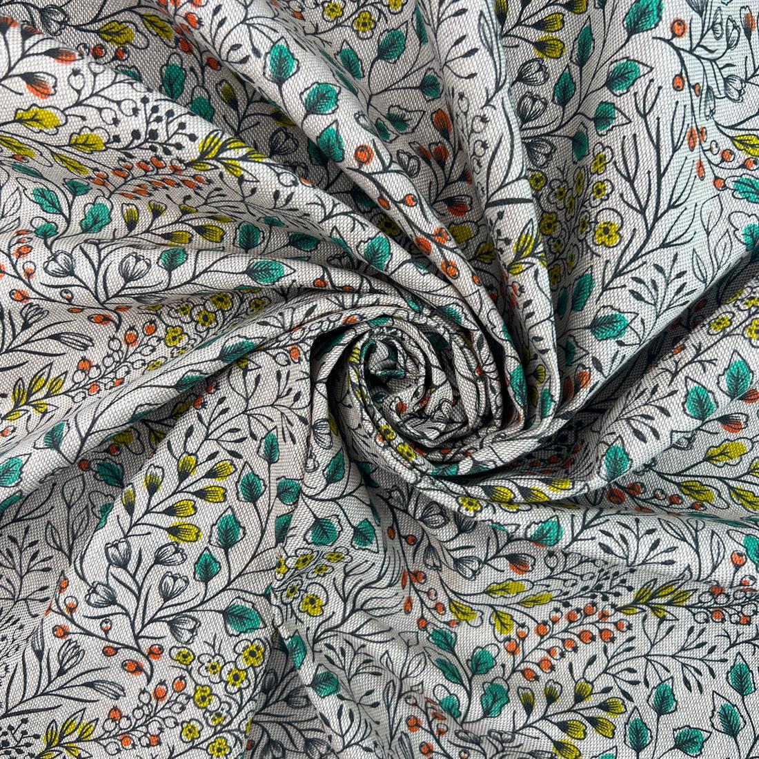 Buy Trailing Flower Autumn Fg-Can-0453 From Fabric Giant Online Shop