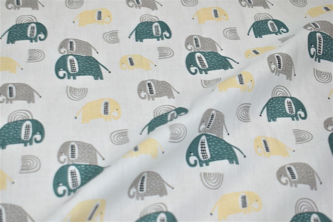 Buy Spotty Elephants Cotton Poplin Fg-Co-01728 From Fabric Giant Online ...