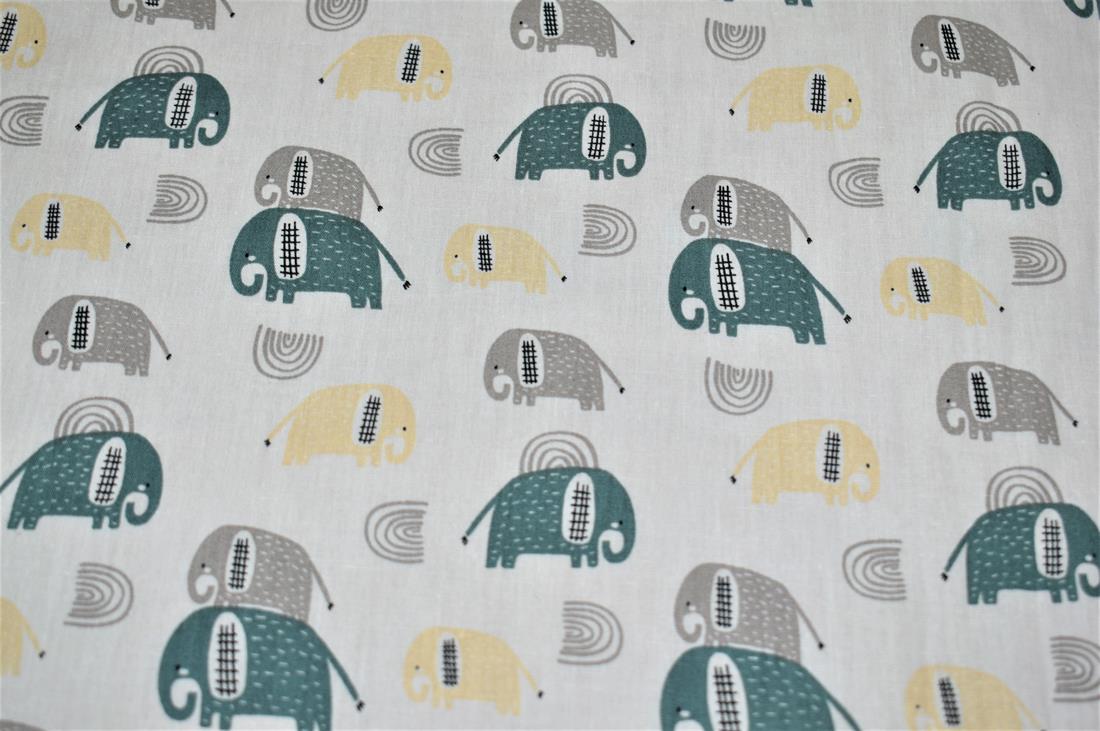 Buy Spotty Elephants Cotton Poplin Fg-Co-01728 From Fabric Giant Online ...